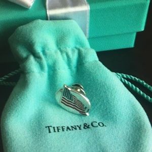 Tiffany & Co. | Jewelry | Tiffany Co Usa Enamel925 Sterling Flag Pin ...